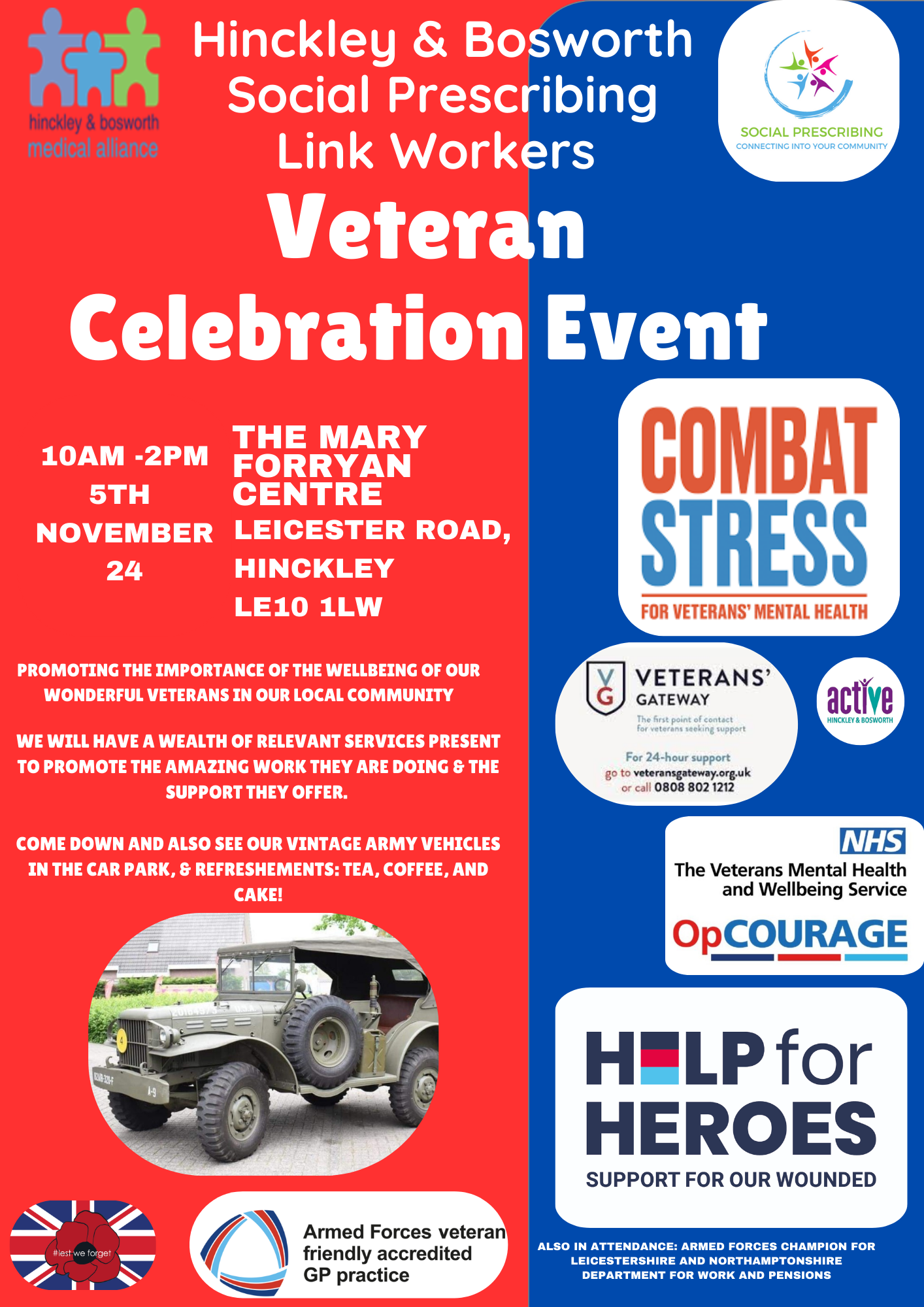 Veteran Celebration Event • The Centre Surgery